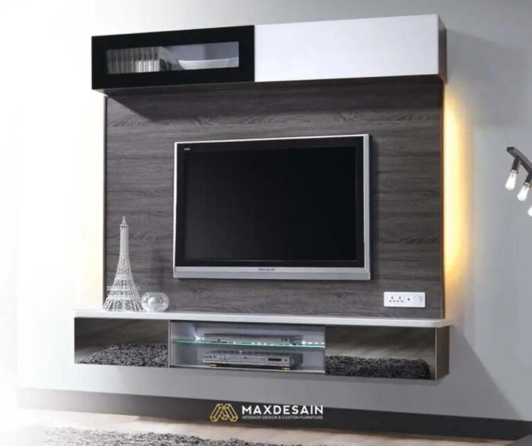 10 Desain Backdrop TV Industrial Mempercantik Ruangan - Max Desain